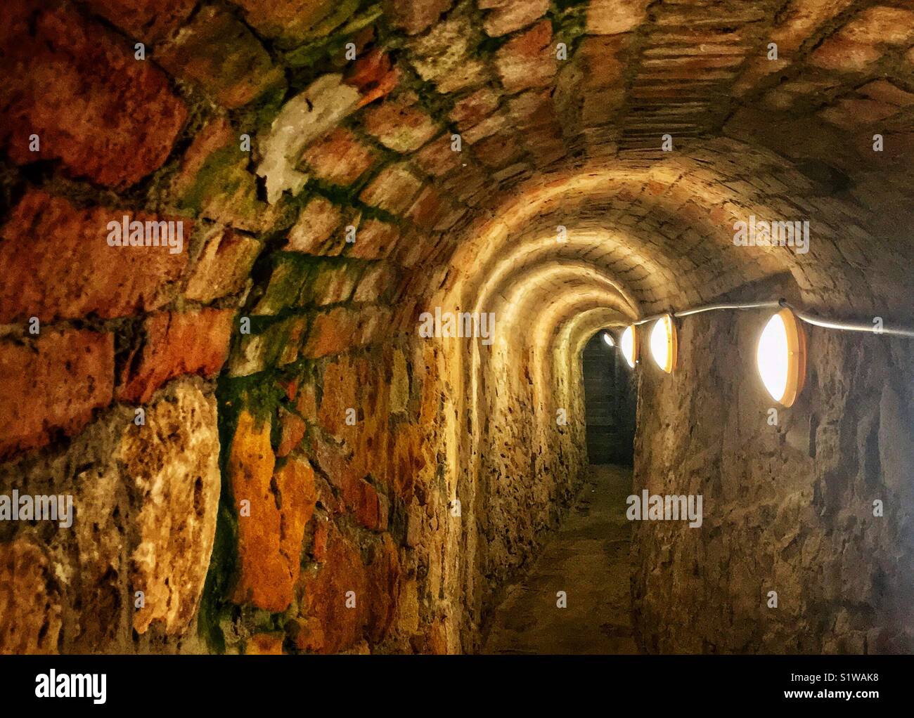 Into the old tunnels Stock Photo - Alamy