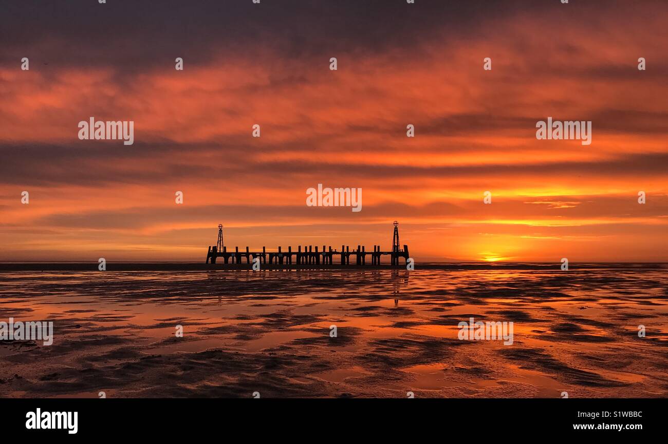 Lytham st annes jetty hi-res stock photography and images - Alamy
