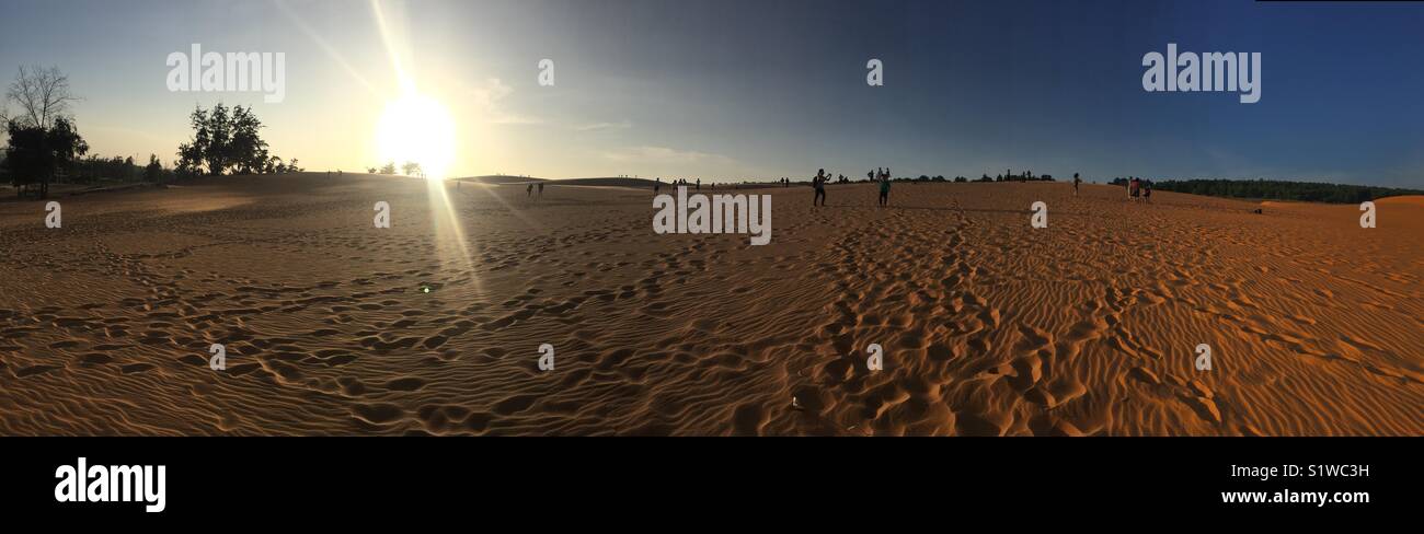 Sunset in Mui Ne, Vietnam Stock Photo - Alamy