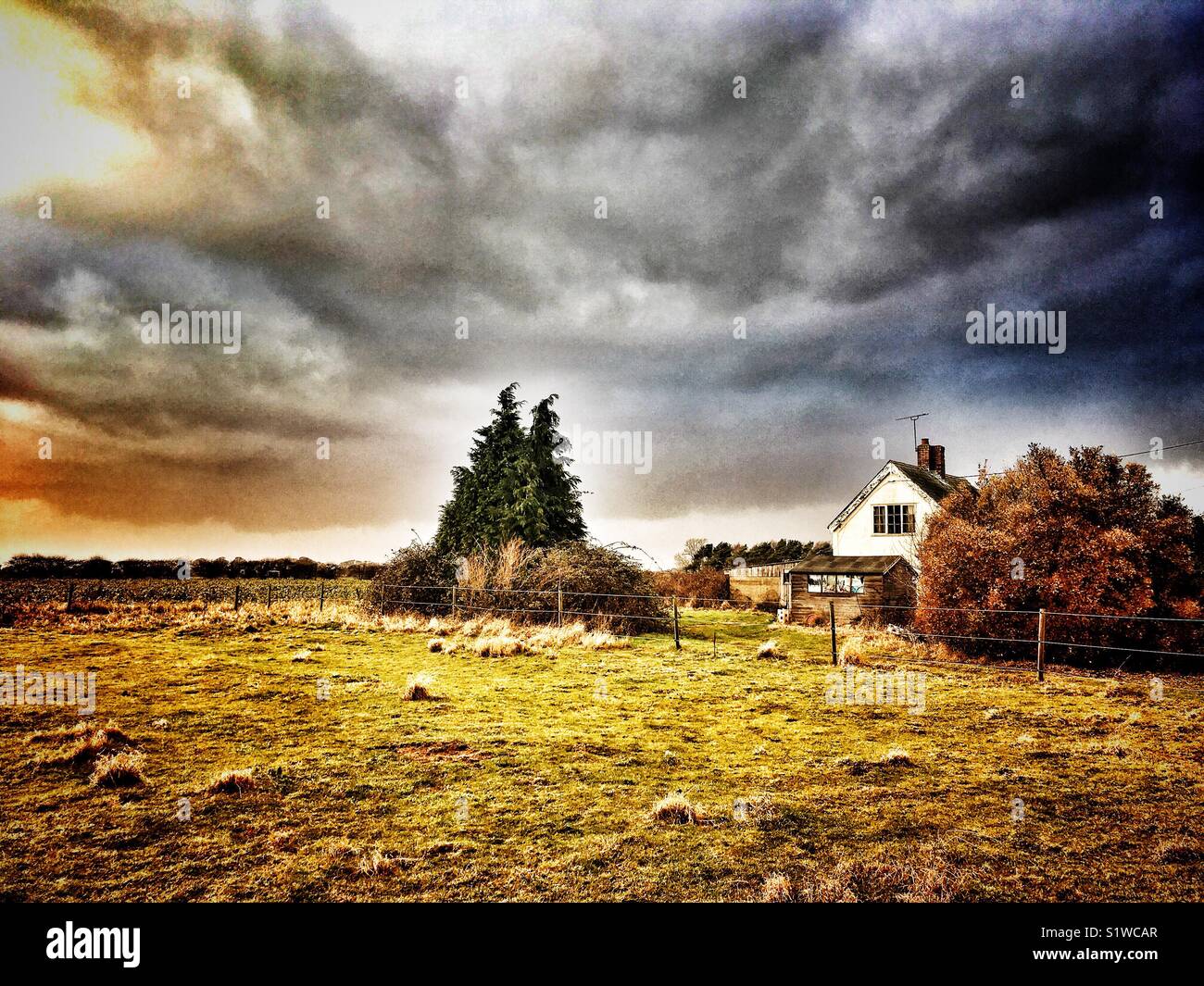 House in the Suffolk countryside UK Stock Photo - Alamy