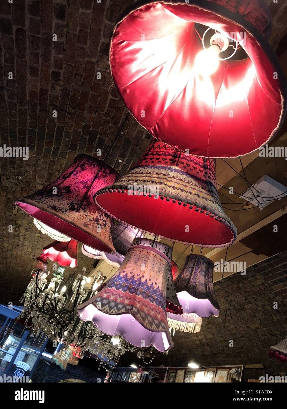 Lamp shades in Camden market Stock Photo - Alamy Lamp shades in Camden market Stock Photo - Alamy