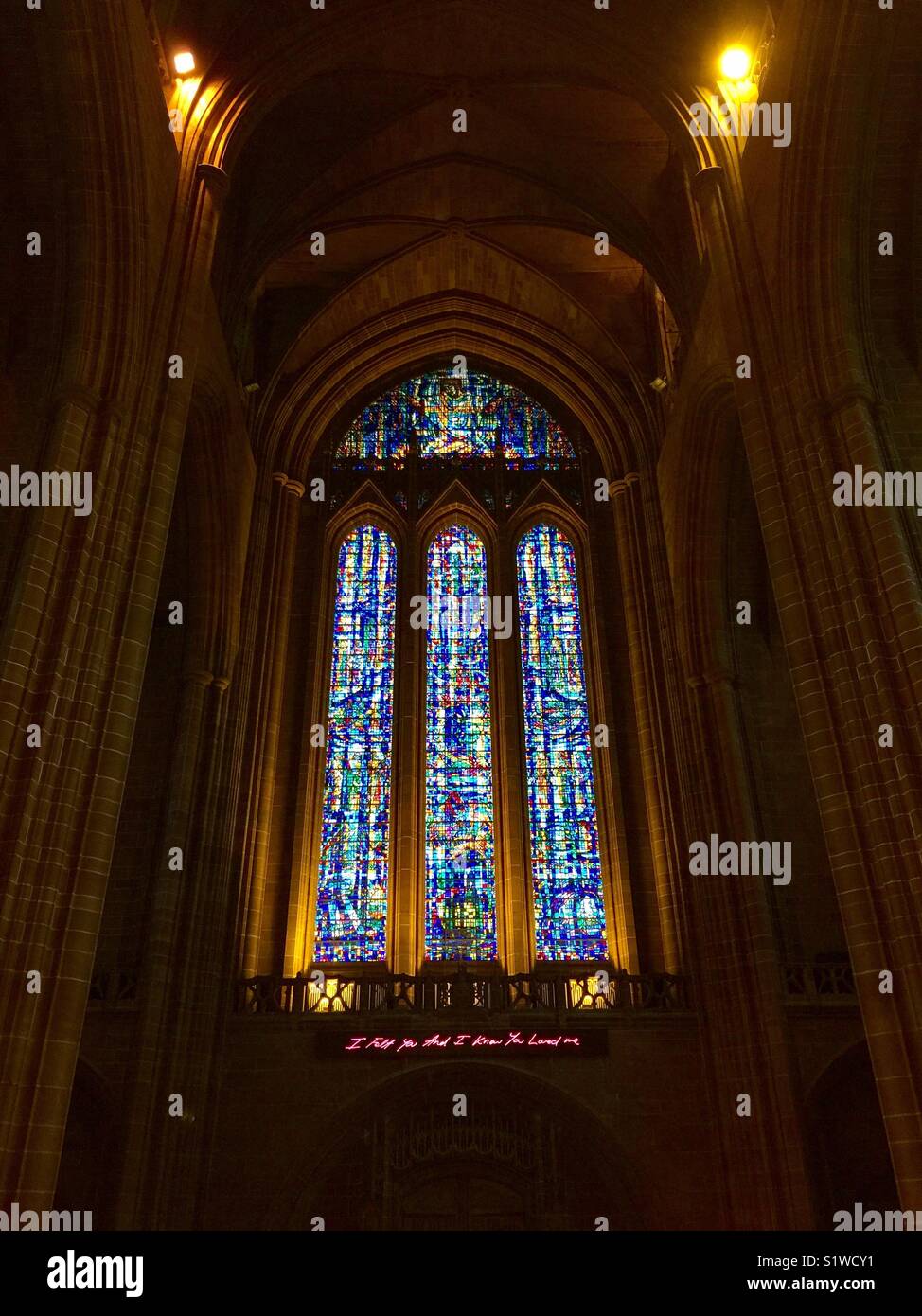 Interior, Liverpool Cathedral, Liverpool, England Stock Photo - Alamy