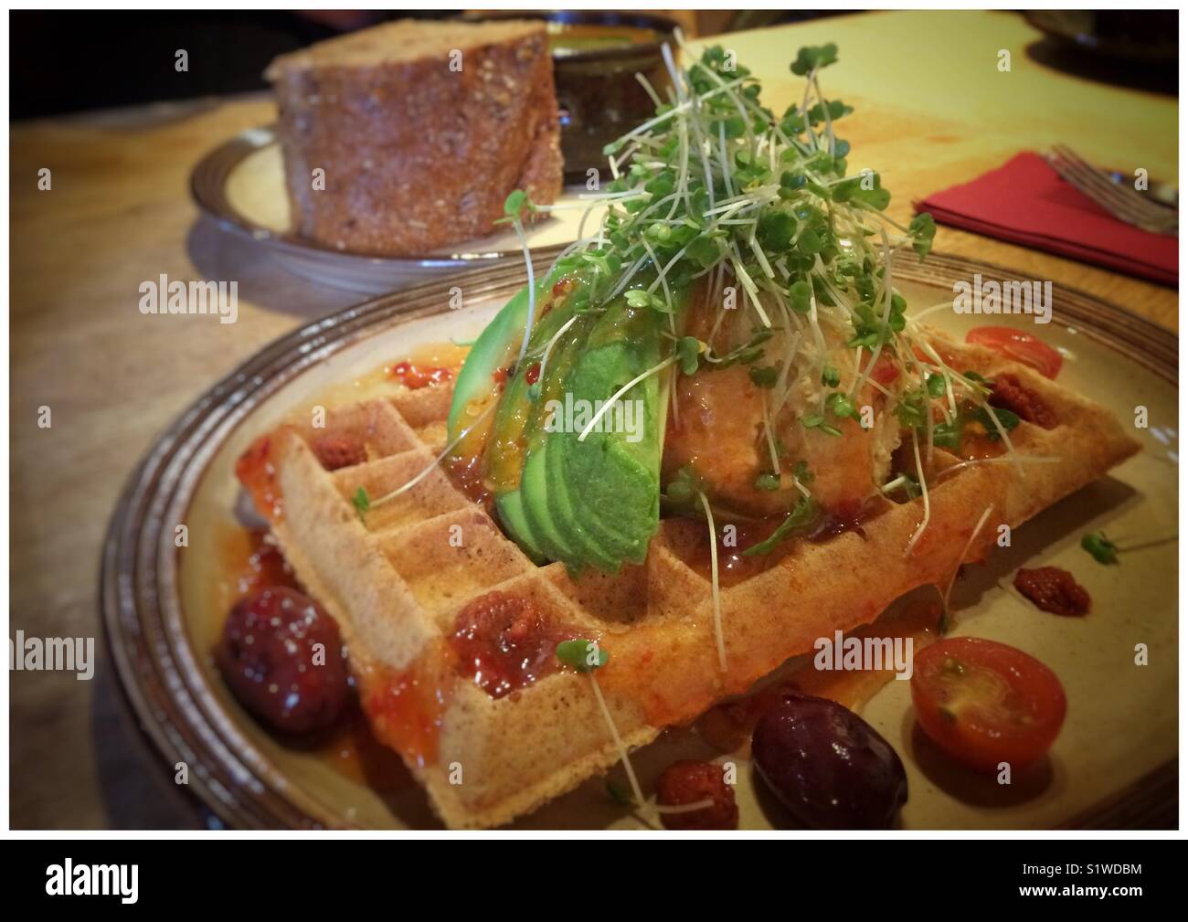 Waffle Bread High Resolution Stock Photography and Images - Alamy
