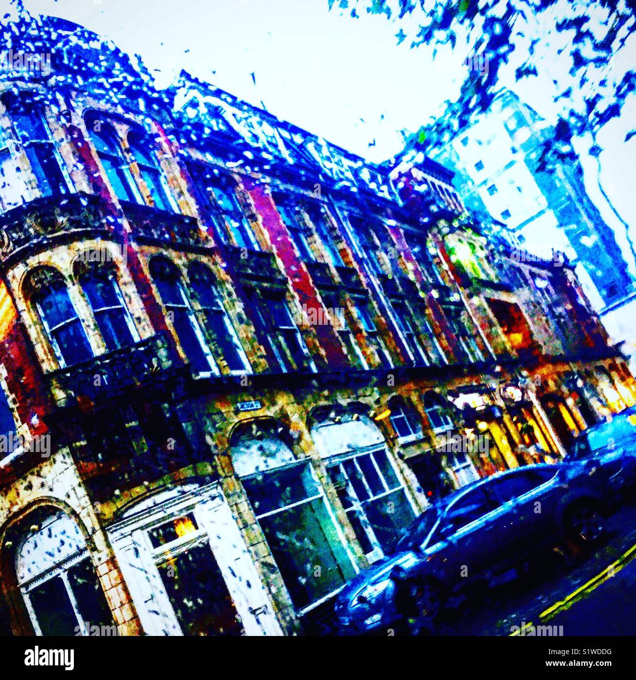 Preston in the rain Stock Photo - Alamy