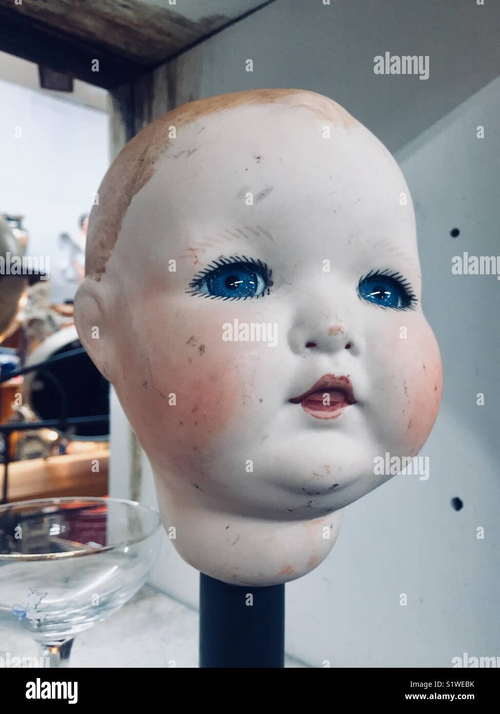 Dolls head face hi-res stock photography and images - Alamy