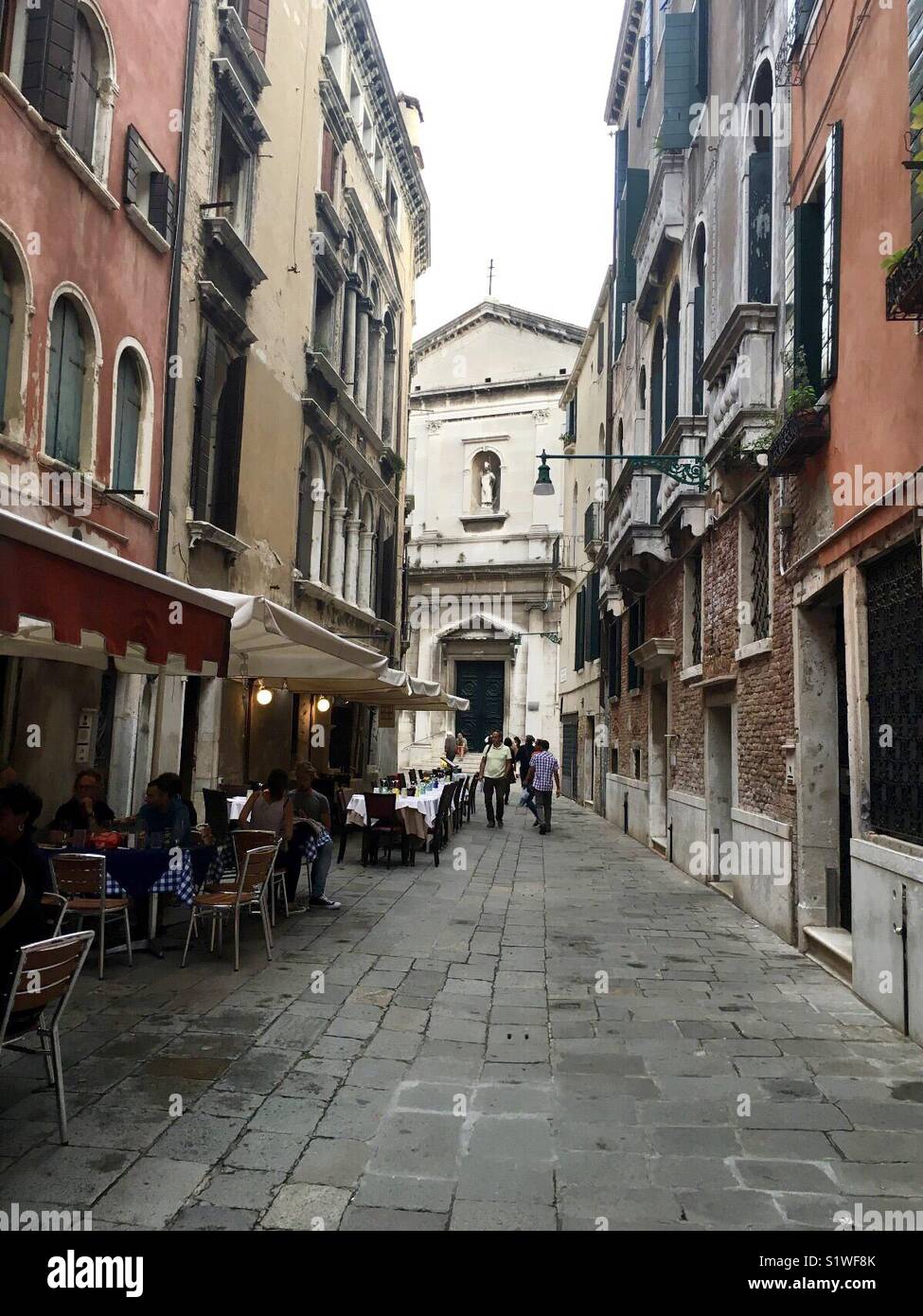 Street view in Venice Italy Stock Photo - Alamy