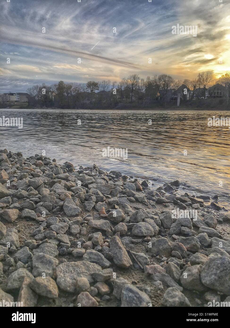 Down by the river Stock Photo - Alamy