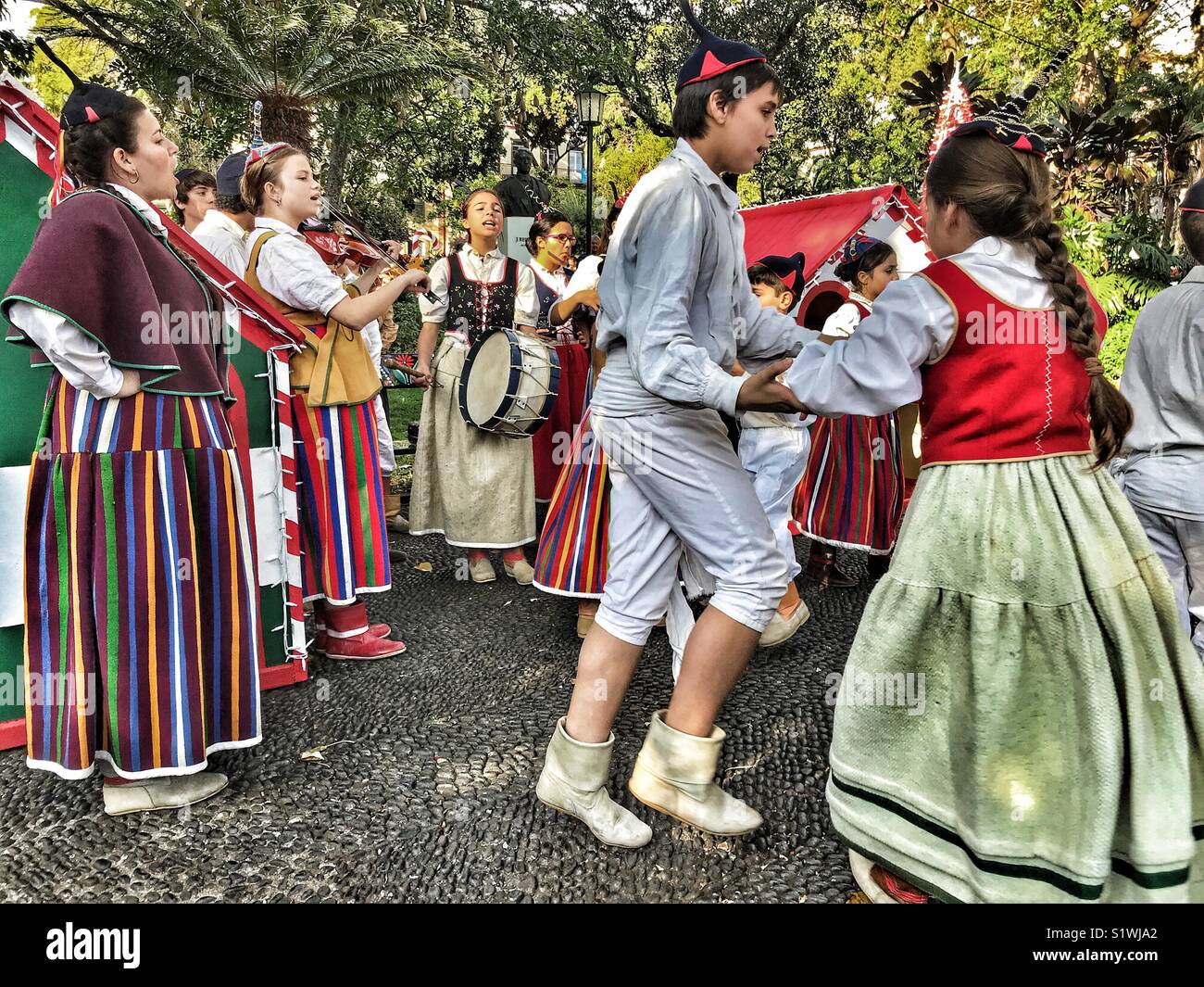 Traditional madeiran dancing hi-res stock photography and images - Alamy
