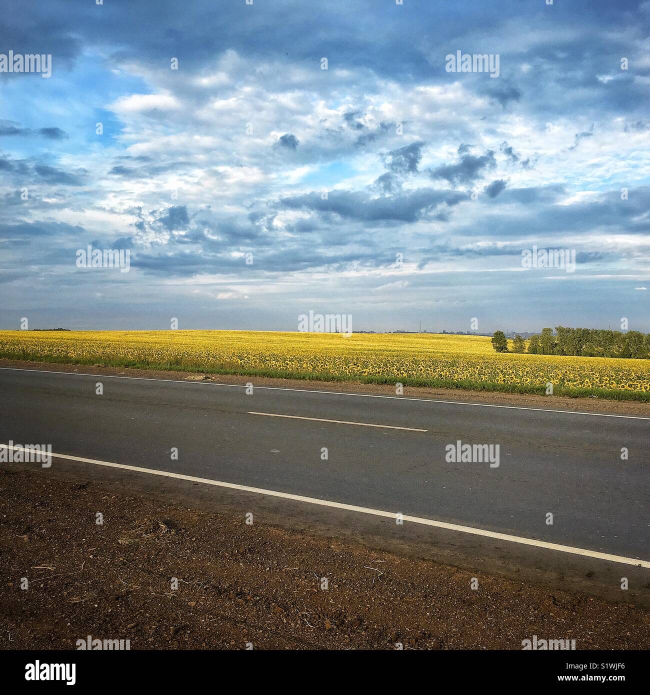 Russian road hi-res stock photography and images - Alamy