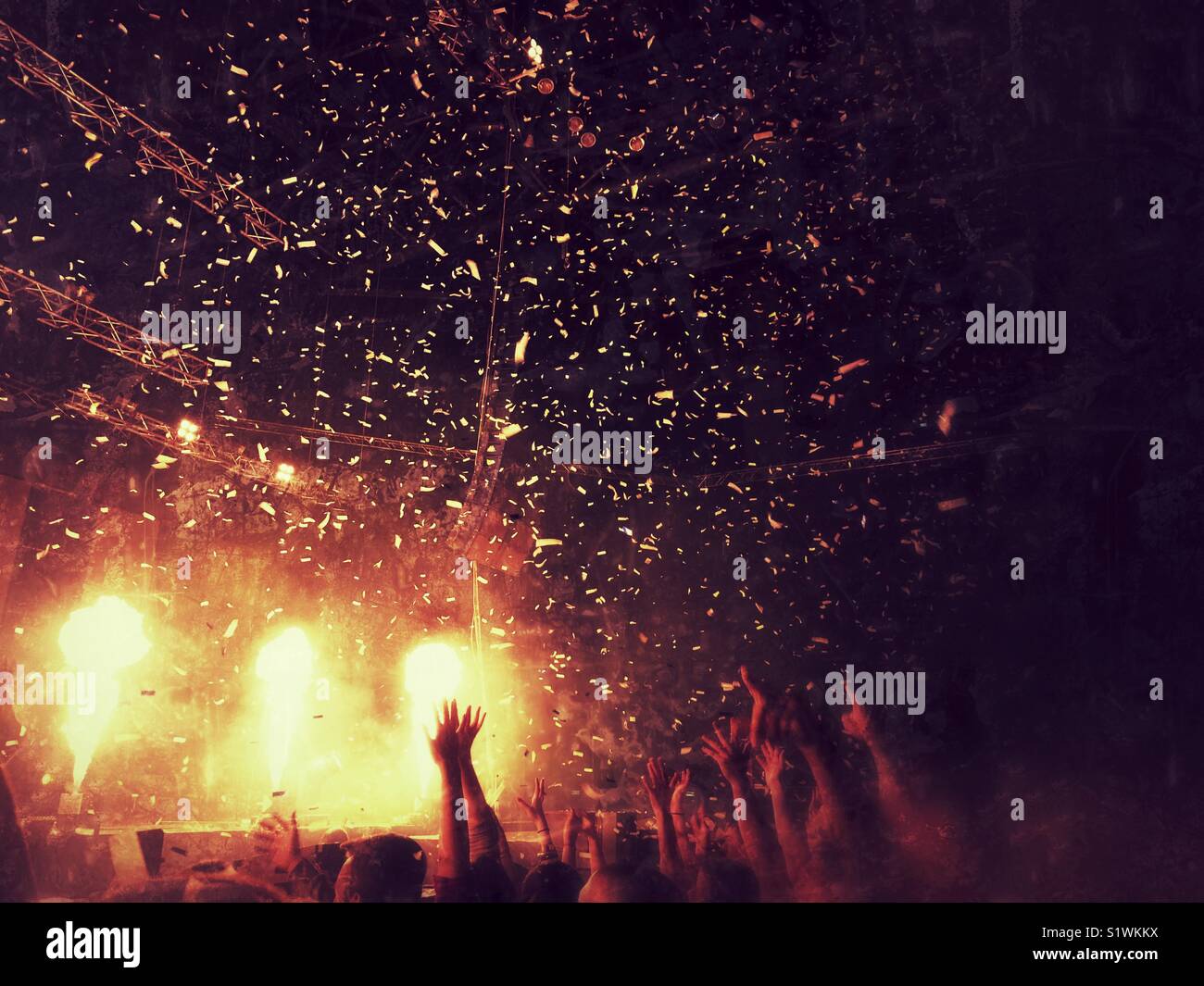 People on concert Stock Photo - Alamy