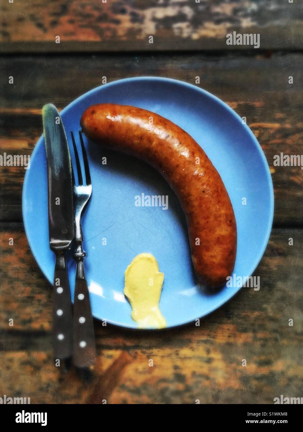 The northern German specialty sausage Pinkel from the town of Oldenburg ...