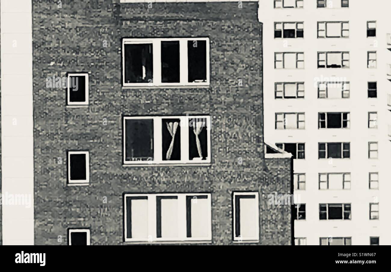 Manhattan window view hi-res stock photography and images - Alamy