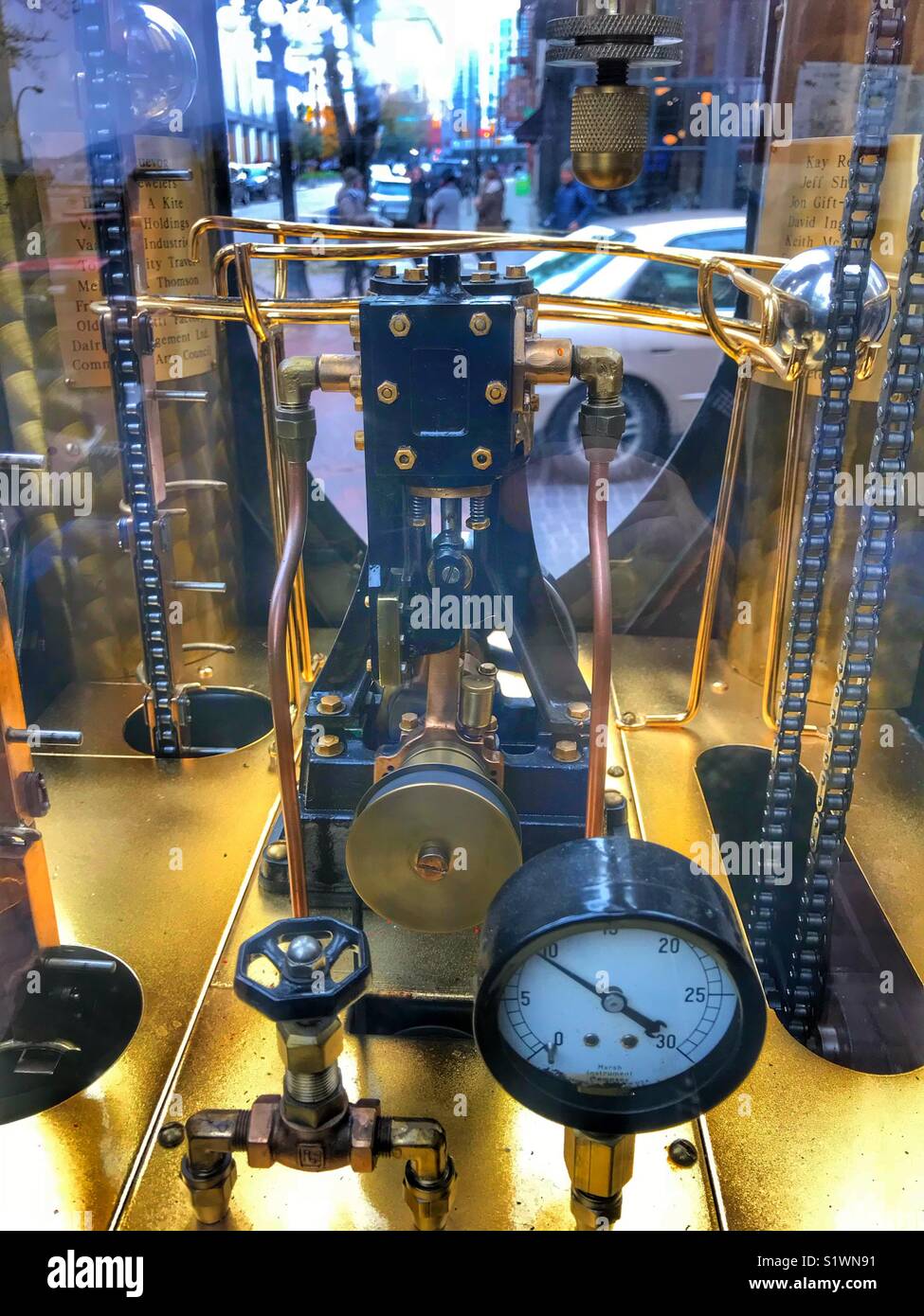 Steam powered clock in Vancouver Canada Stock Photo - Alamy