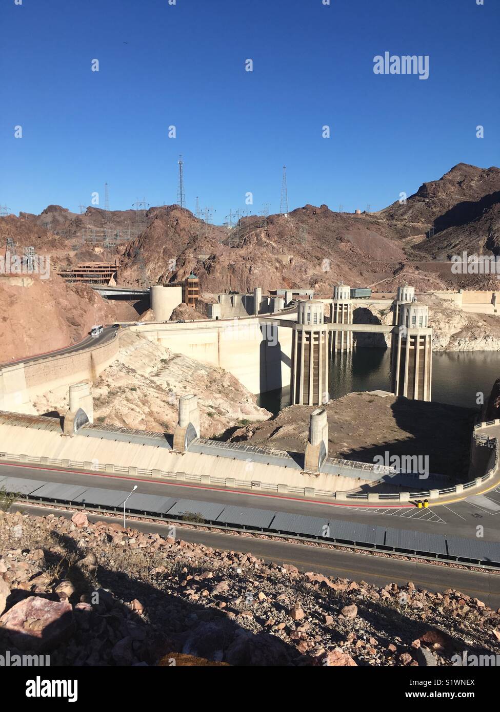 Hoover dam infrastructure hi-res stock photography and images - Alamy