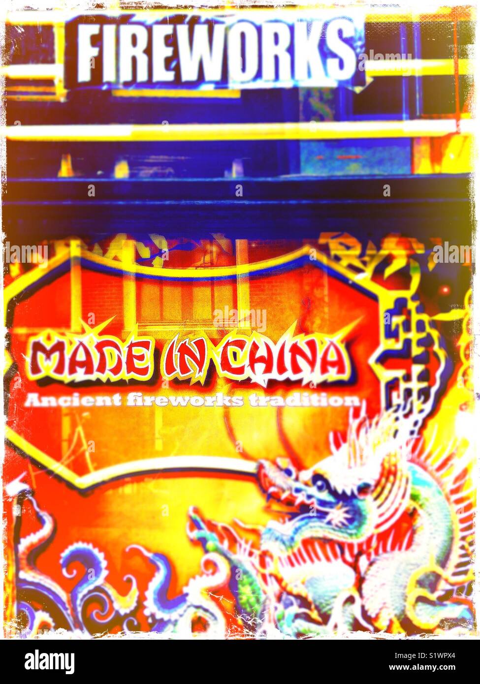 Made in China fireworks factory Stock Photo - Alamy