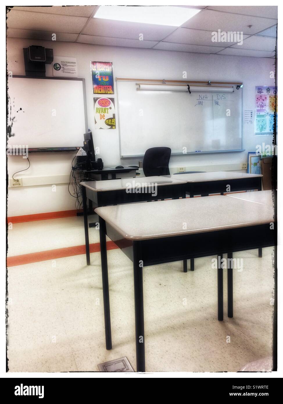Smartboard classroom hi-res stock photography and images - Alamy