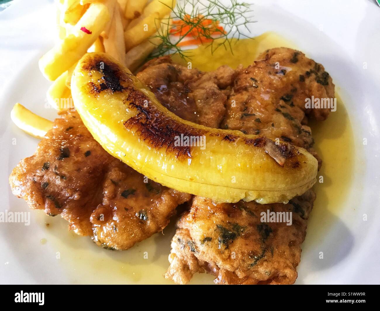 Scabbard fish with banana hi-res stock photography and images - Alamy