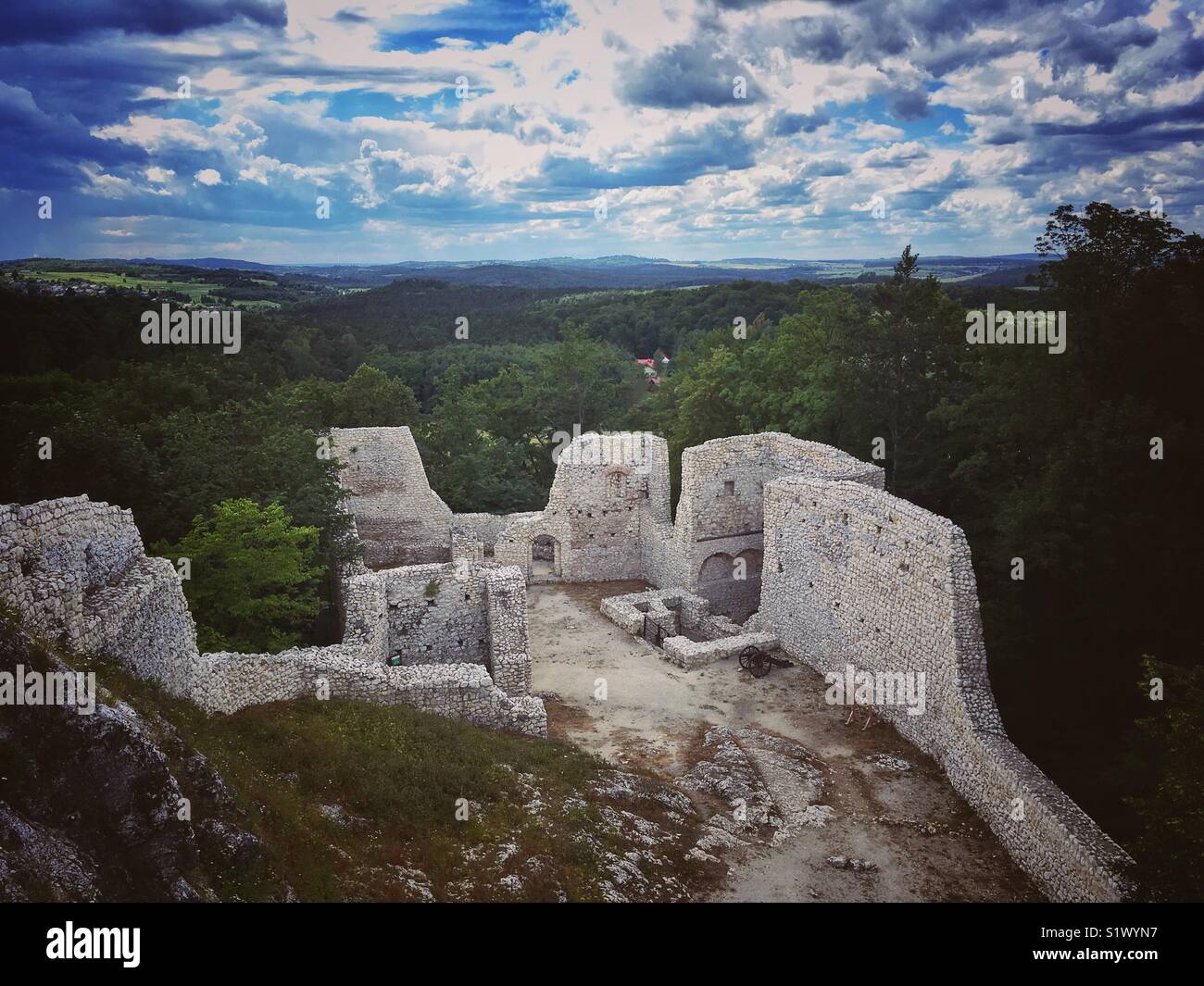 Castle in Smolen village, Poland Stock Photo - Alamy