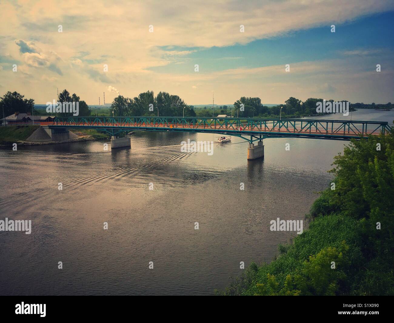 Border bridge over oder river hi-res stock photography and images - Alamy