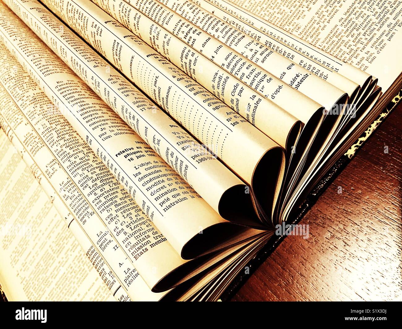 Folded Book Pages High Resolution Stock Photography and Images - Alamy