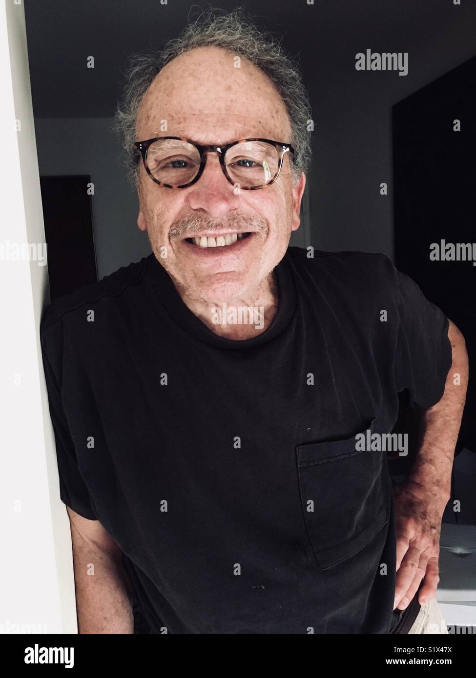 Happy man smiling Stock Photo - Alamy