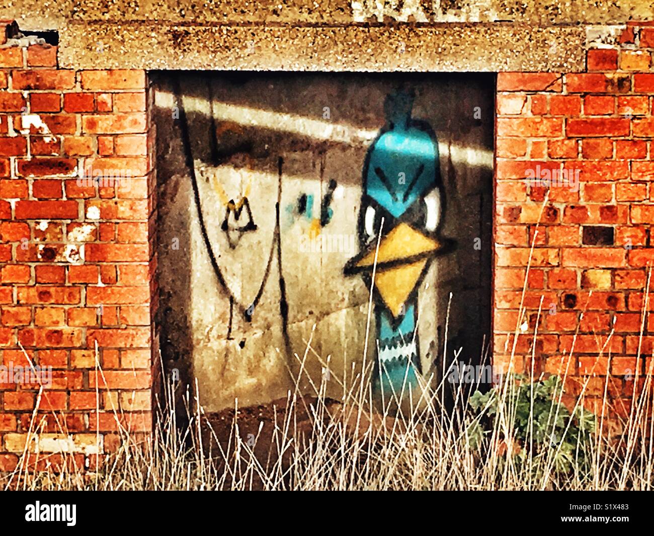 Wartime bunker graffiti hi-res stock photography and images - Alamy