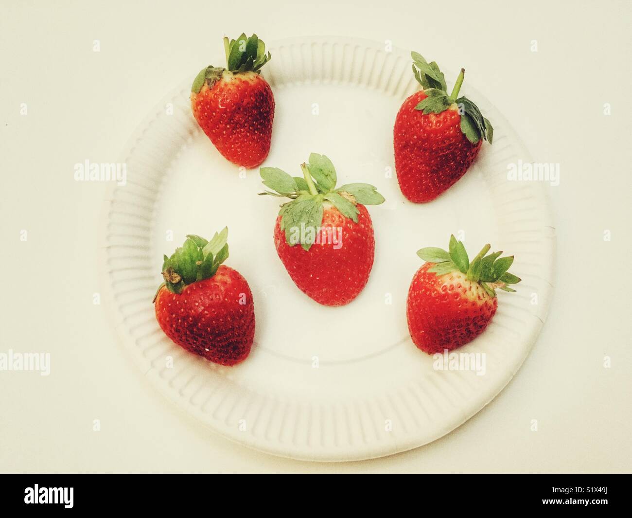 Essential Waitrose Winter Star strawberries from Egypt Stock Photo - Alamy