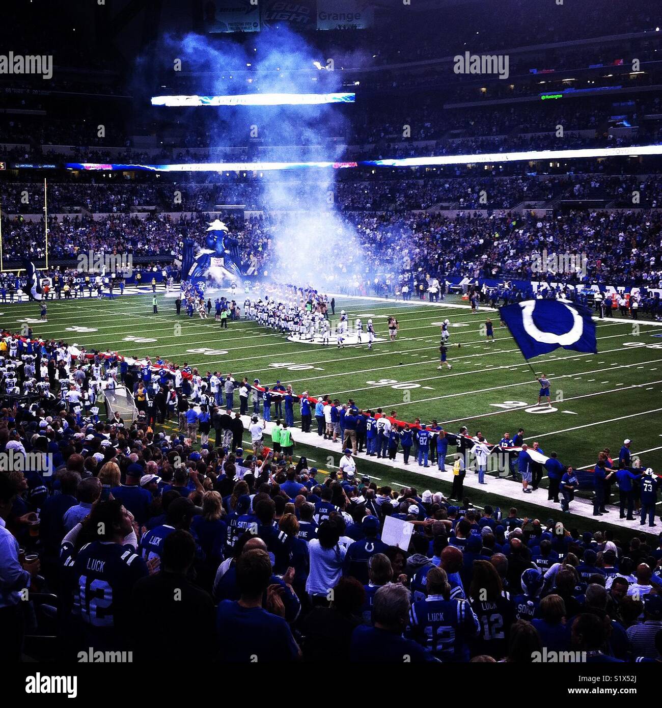 First Colts Game Stock Photo - Alamy