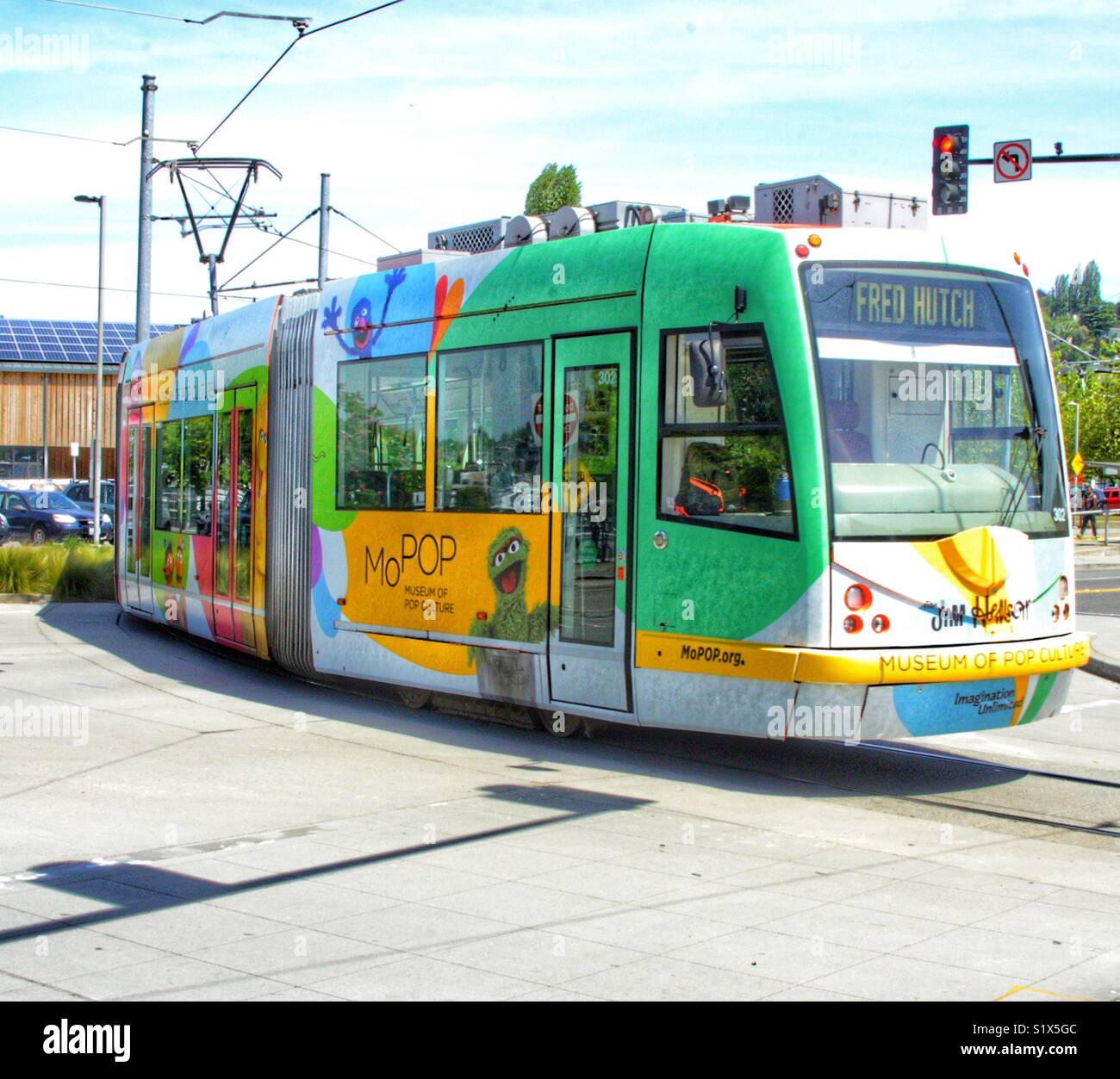 Light rail train hi-res stock photography and images - Alamy