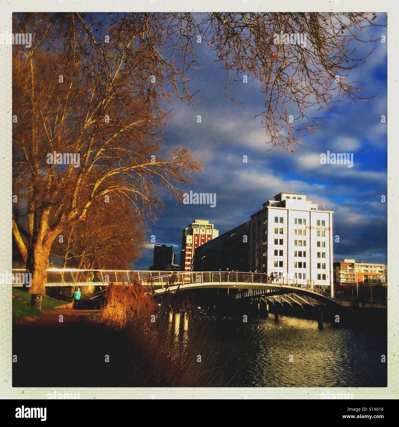 The André Malraux multimedia library of Strasbourg, France, in late ...