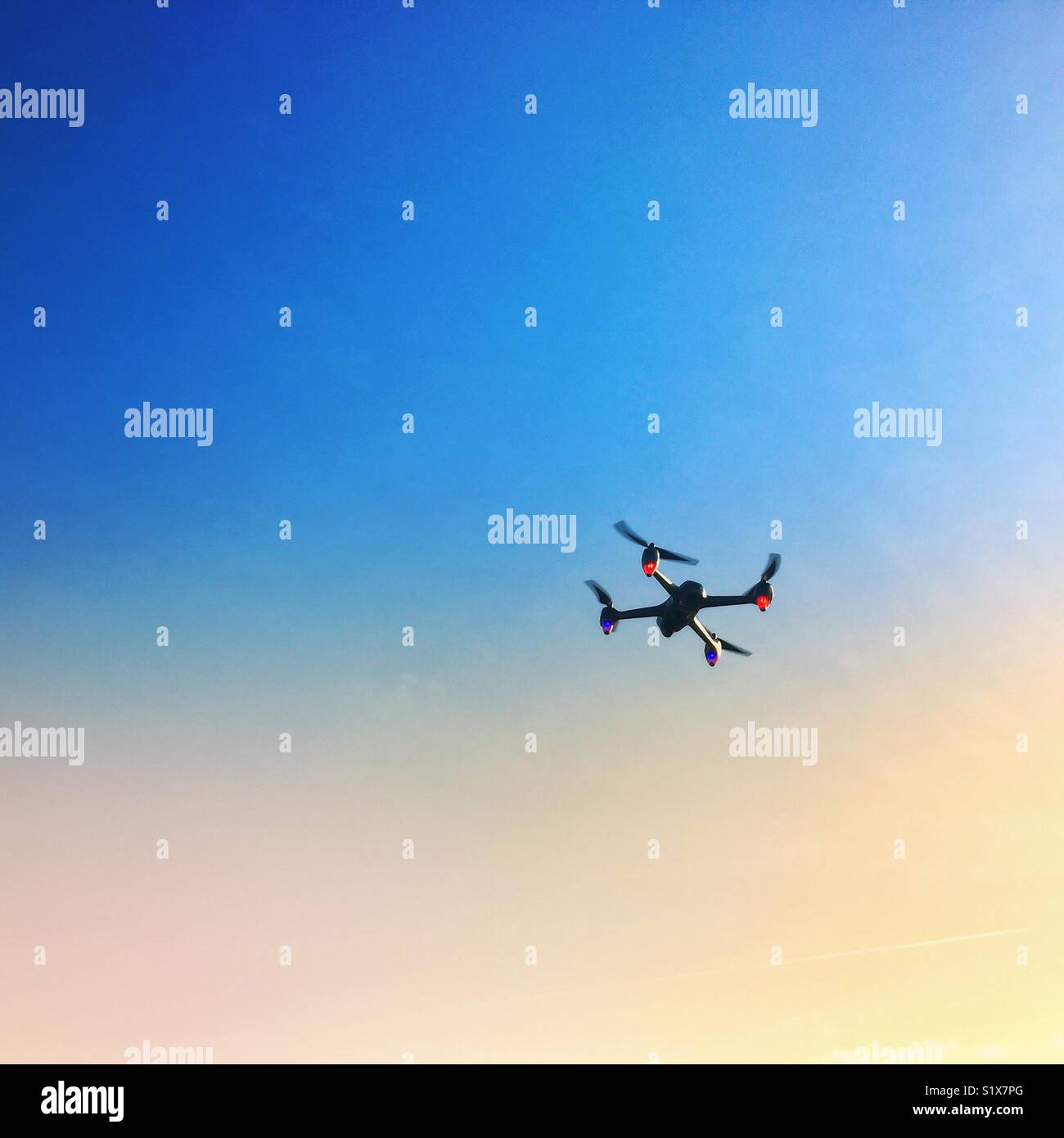 Drone up in the sky hi-res stock photography and images - Alamy