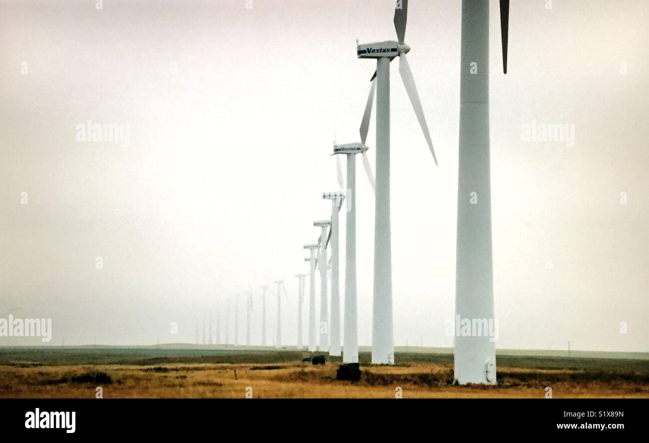 Wind farm ,Alberta, Canada Stock Photo - Alamy