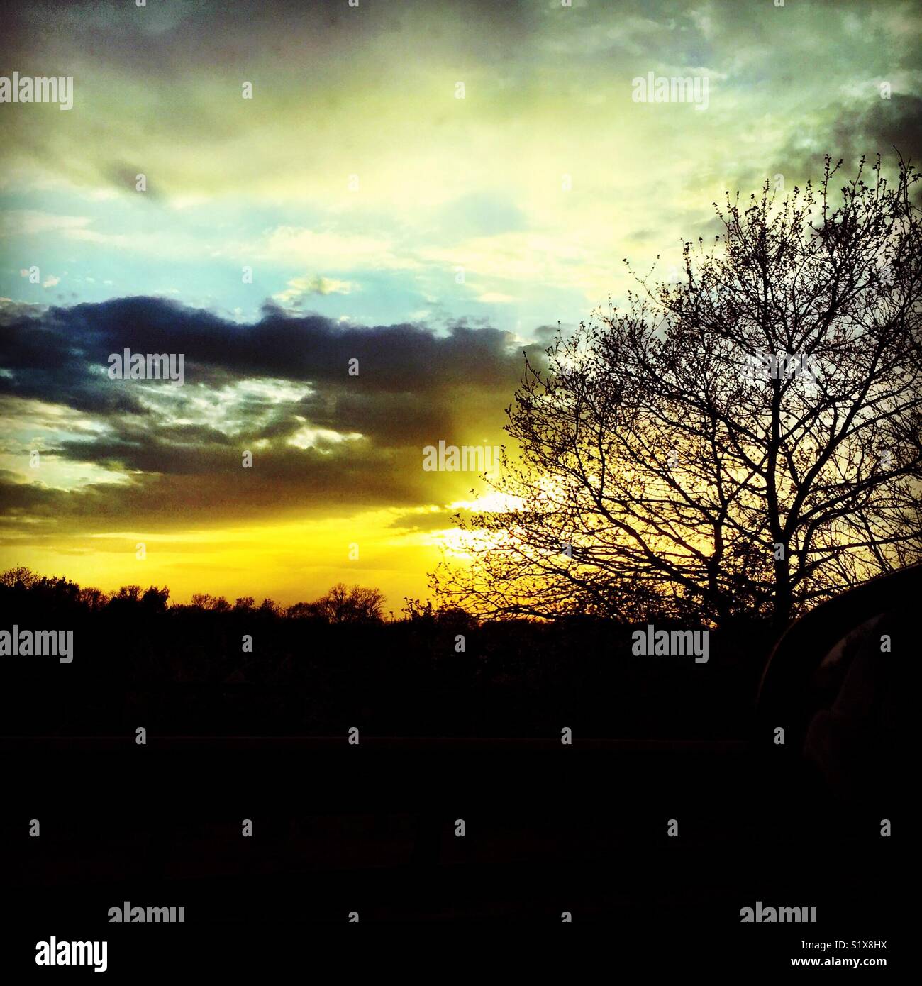 Country sunset hi-res stock photography and images - Alamy