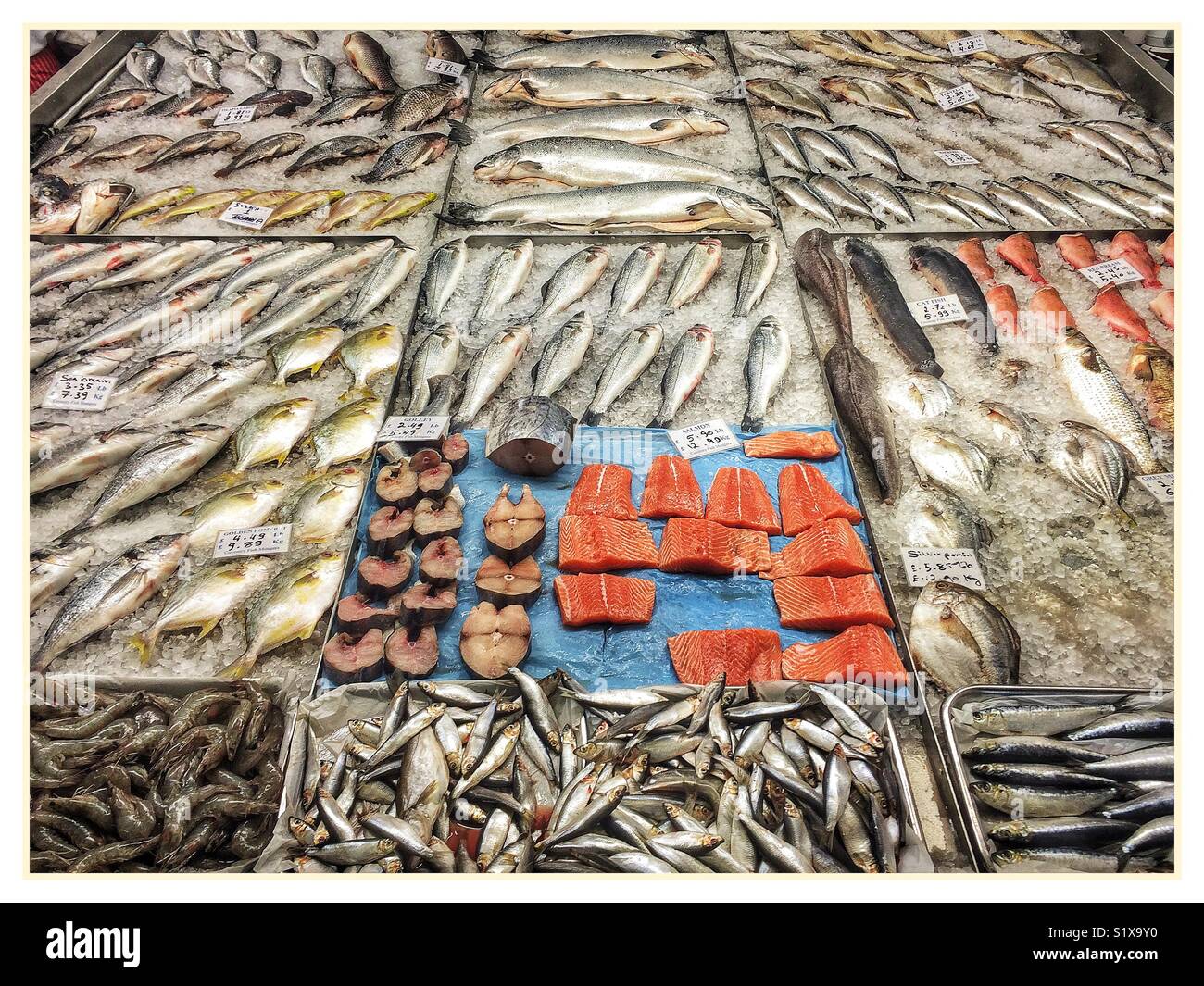 Salmon fish steak hi-res stock photography and images - Alamy