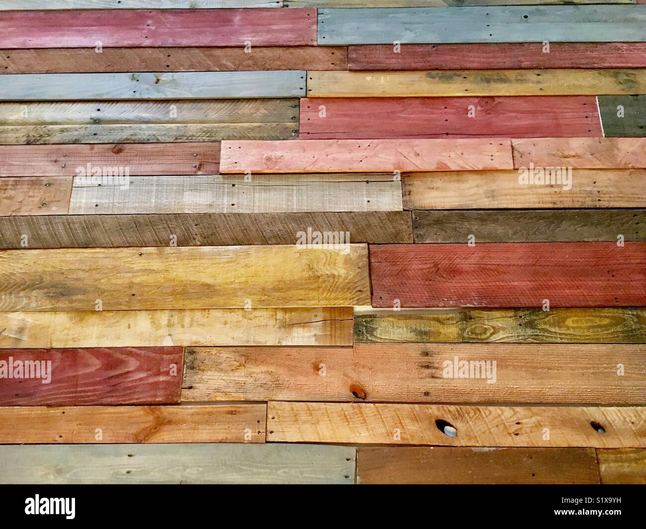 Multi-Colored Wood Panels Stock Photo - Alamy