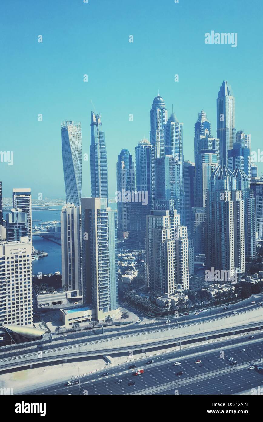 Marina torch tower dubai hi-res stock photography and images - Alamy