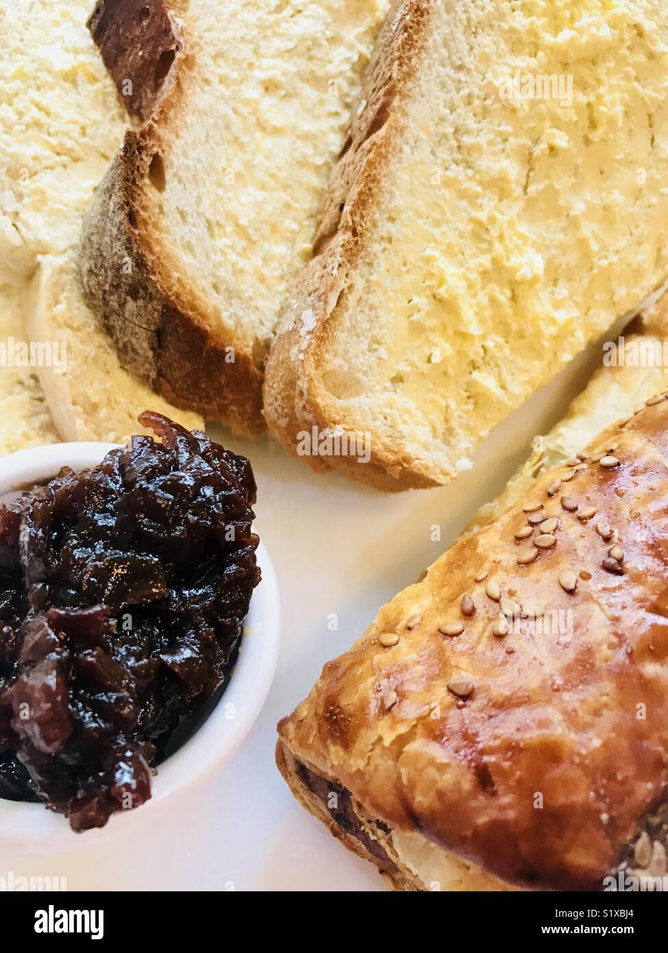 Buttered Roll High Resolution Stock Photography and Images - Alamy