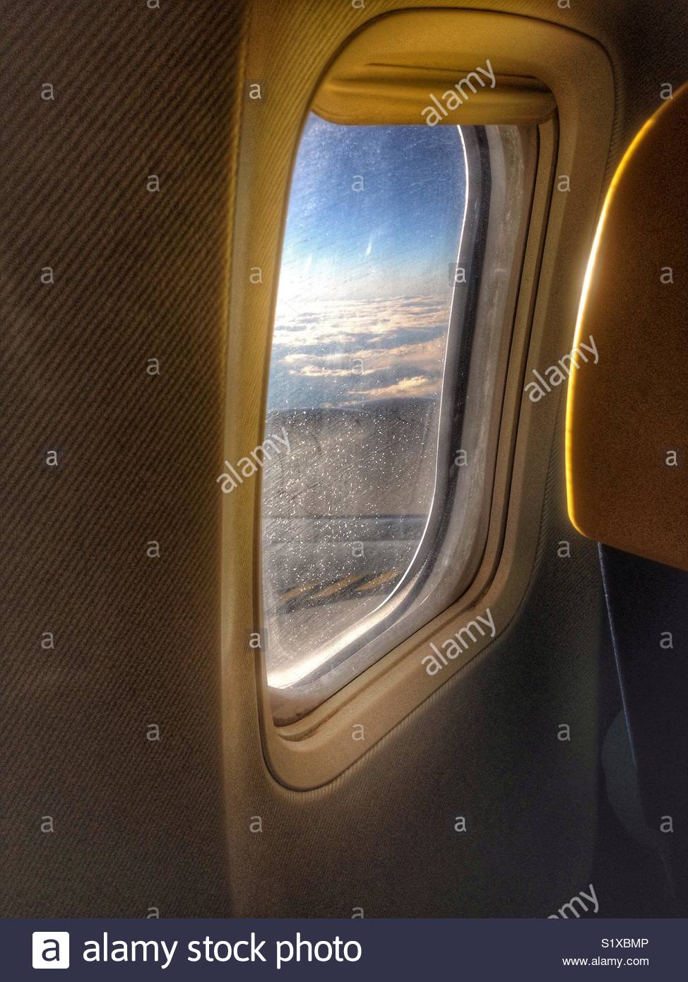 Looking Out Plane Window Stock Photos & Looking Out Plane Window Stock ...