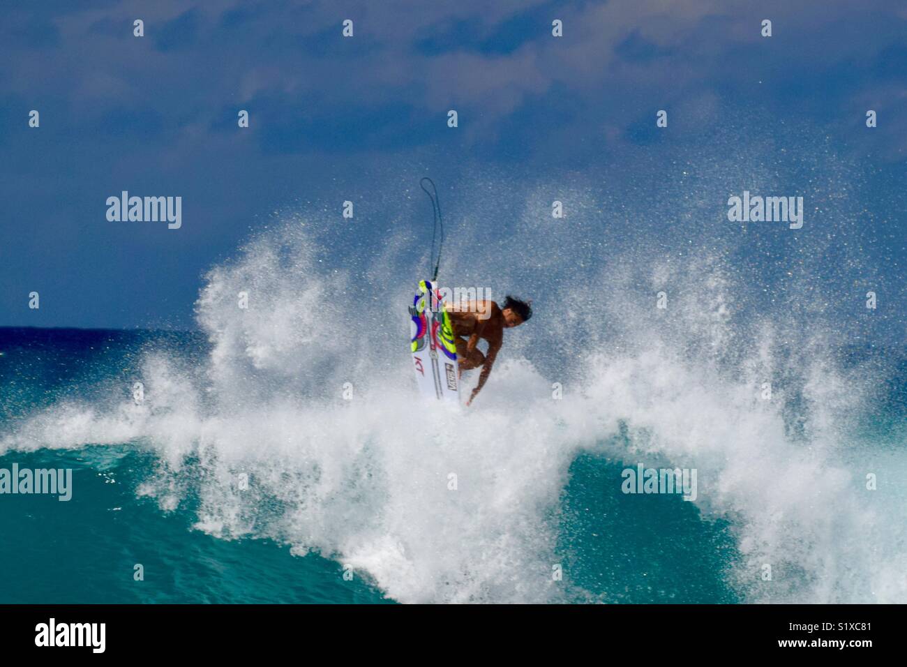 Hold surfboard hi-res stock photography and images - Alamy