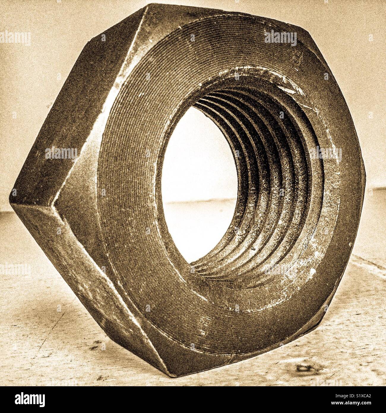 Hexagonal nuts hi-res stock photography and images - Alamy