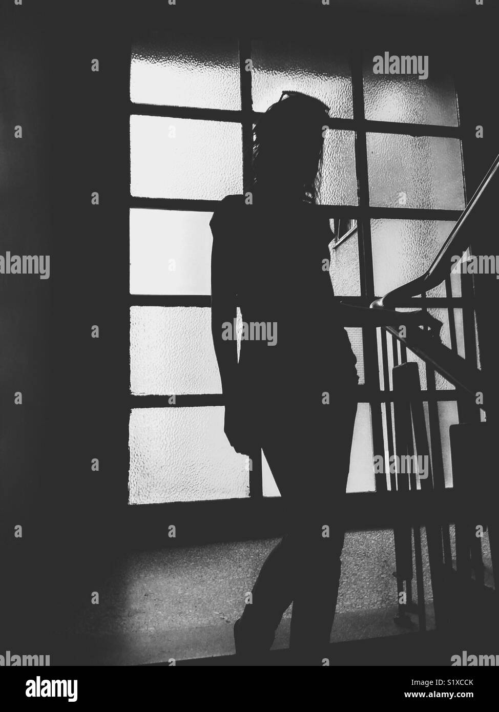 Silhouette window open hi-res stock photography and images - Alamy