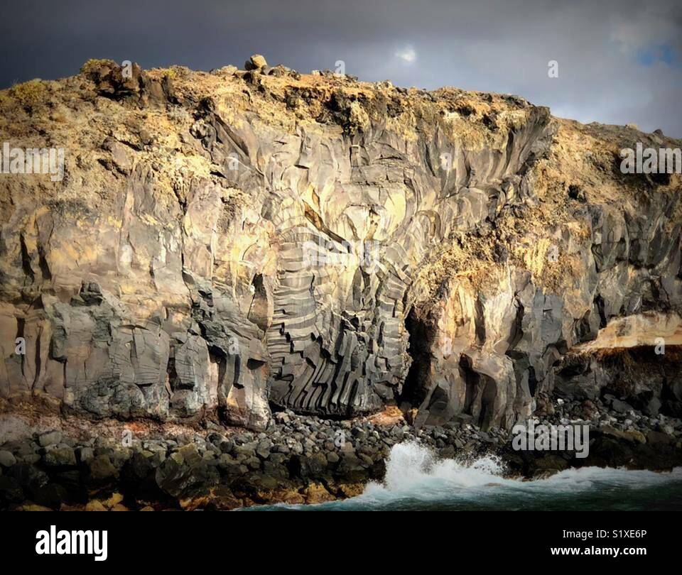 Rock formation at Callao Salvaje, Tenerife Stock Photo - Alamy
