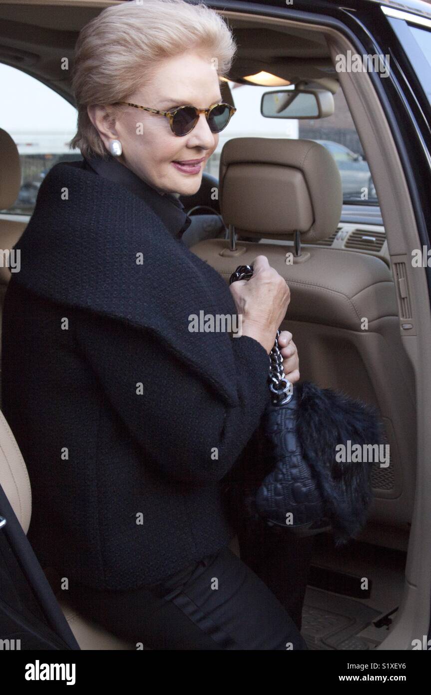 Fashion designer Carolina Herrera Stock Photo - Alamy