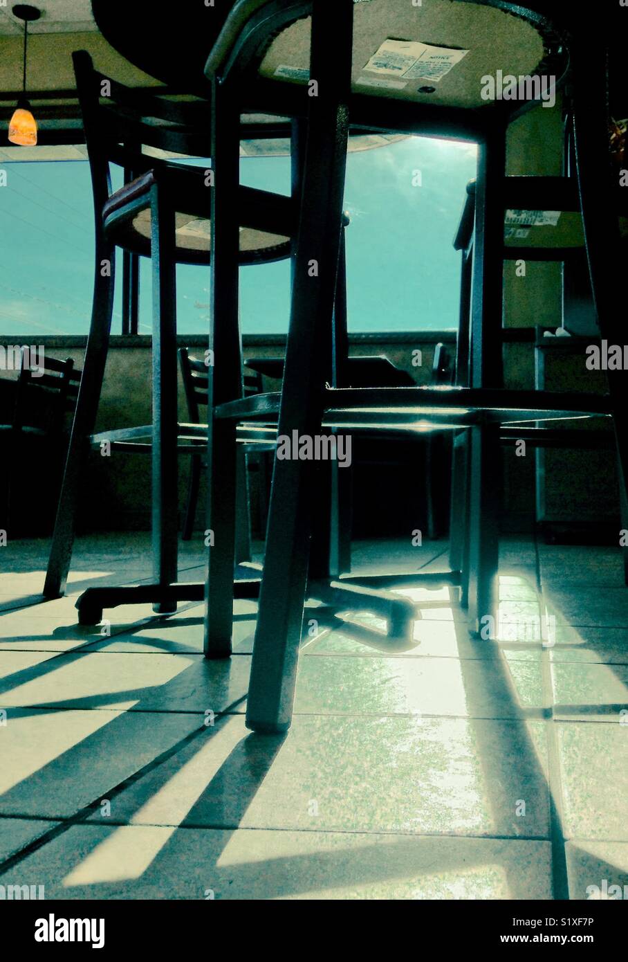 Sunlight And Shadows On Chair High Resolution Stock Photography and ...