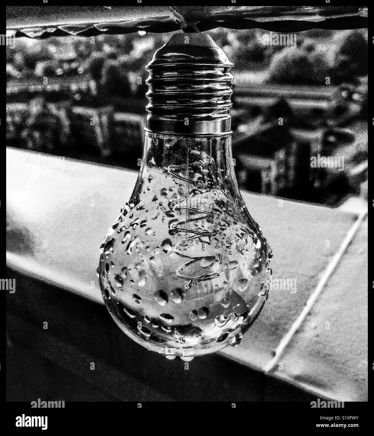 Terrace lighting Black and White Stock Photos & Images - Alamy