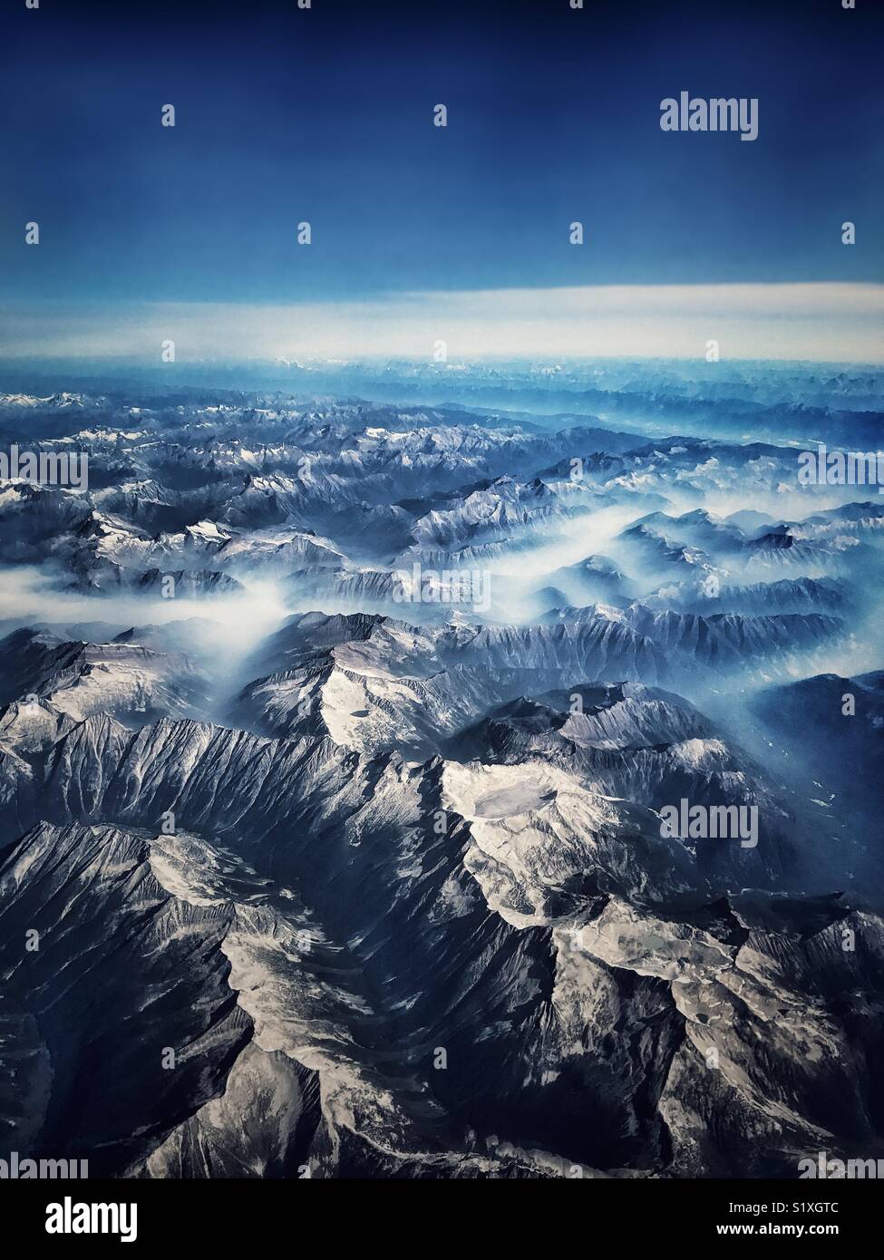 Plane bird eye view hi-res stock photography and images - Alamy