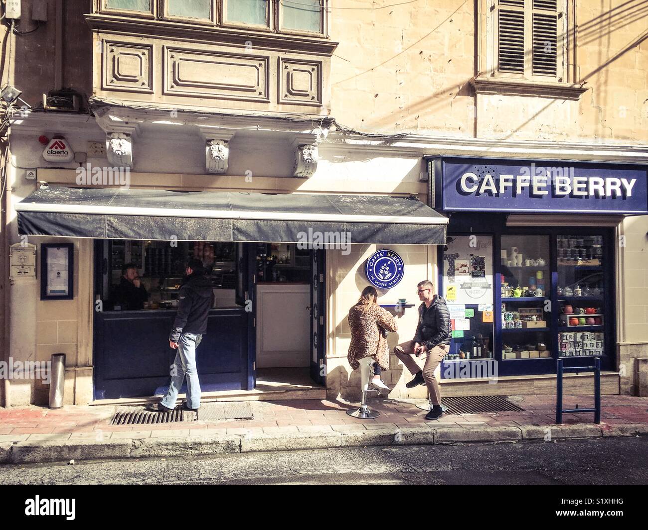 Malta cafe hi-res stock photography and images - Alamy