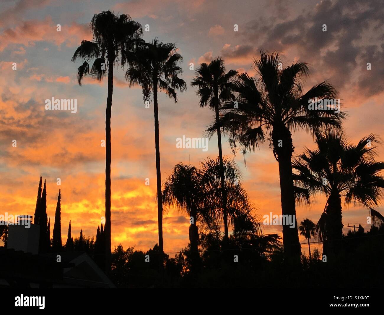 Sky fire sunset hi-res stock photography and images - Alamy