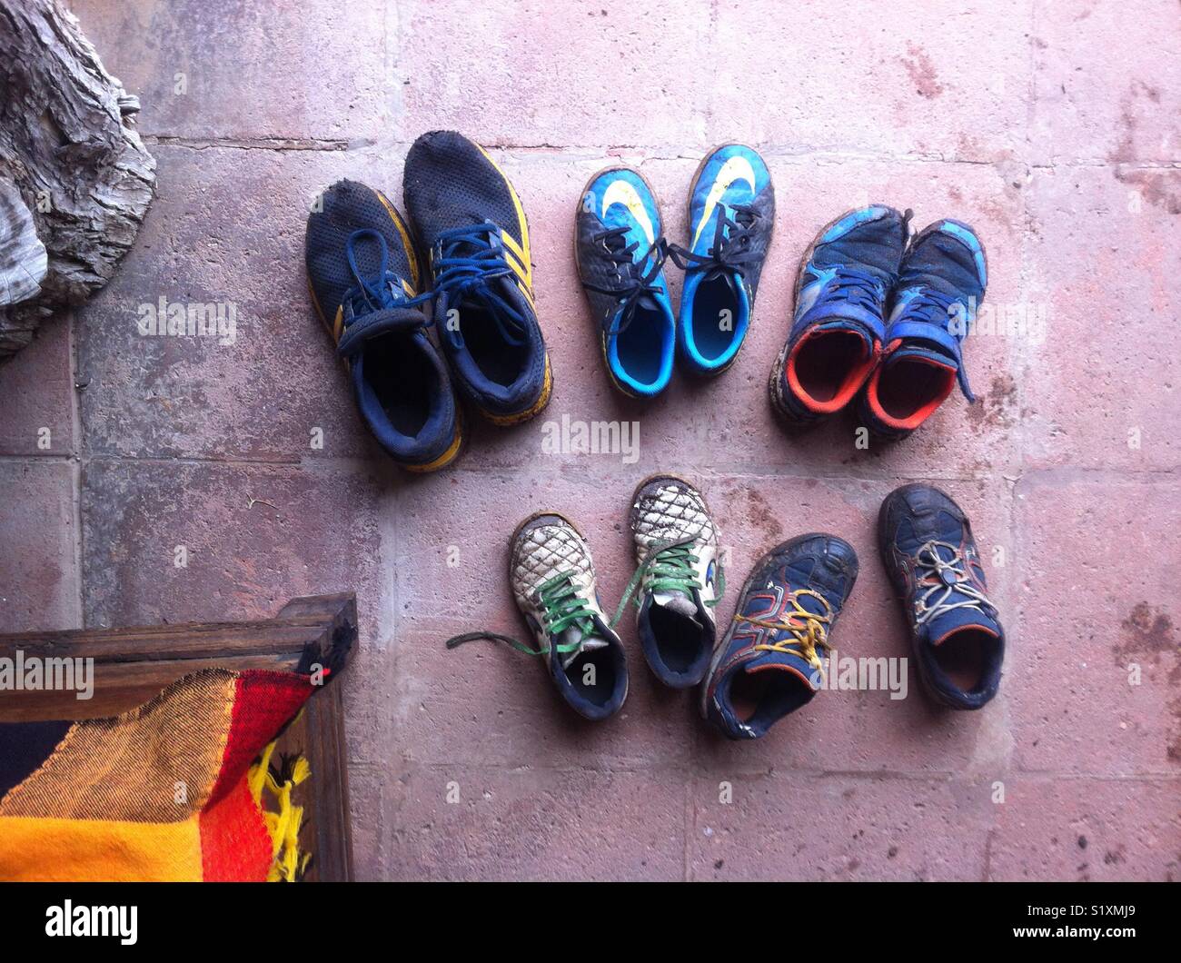 Shoes group kids hi-res stock photography and images - Alamy