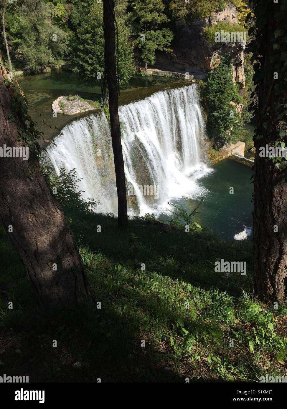 Jajce waterfall hi-res stock photography and images - Alamy